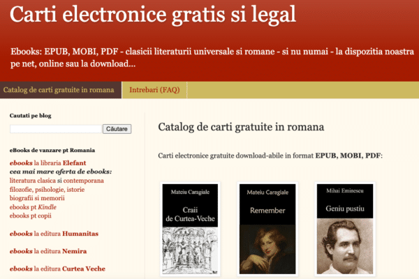 Carti Online Gratuite: 20 de locuri bune de unde poti descarca